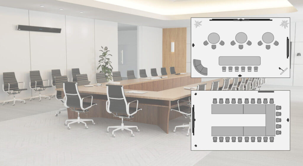 Hybrid Working Technology For Larger Meeting Rooms